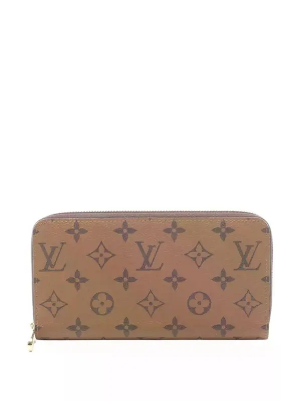 LOUIS VUITTON 2021-2025 Monogram Reverse Zippy Wallet Long Wallets