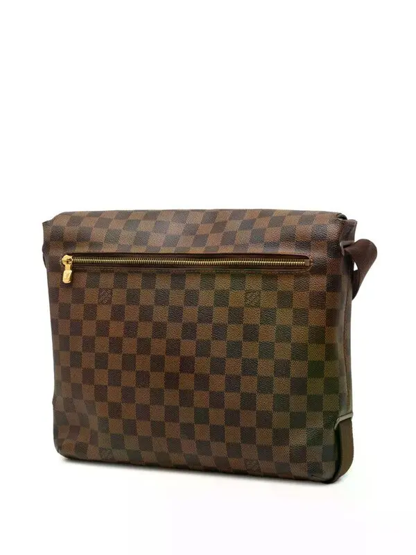LOUIS VUITTON 2008 Damier Ebene Brooklyn Mm Crossbody Bag