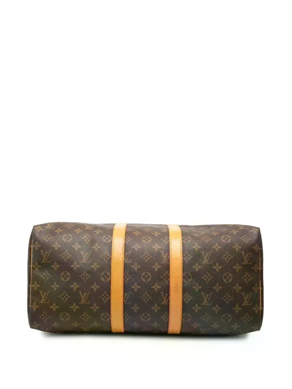 LOUIS VUITTON 1997 Monogram Keepall 45 Travel Bag - Brown