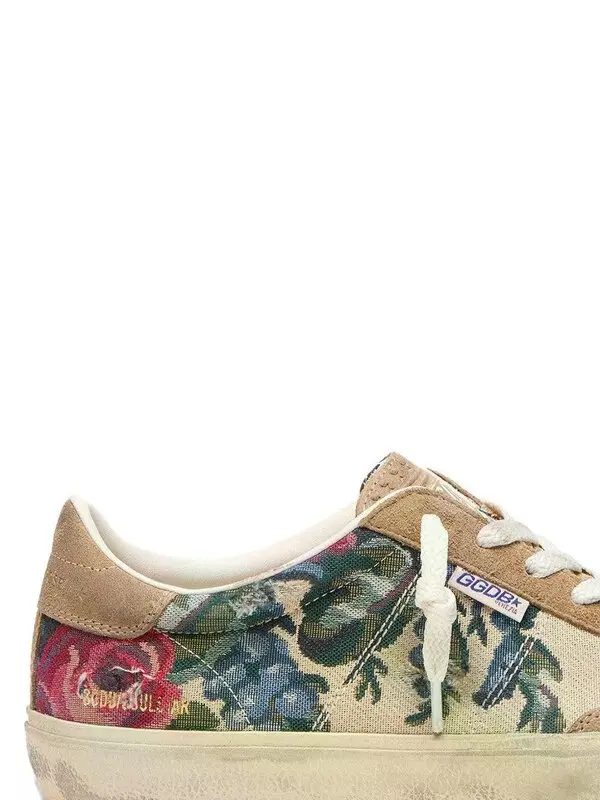 GOLDEN GOOSE Soul-star Floral Sneakers - Neutrals