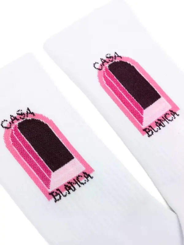 Casablanca Graphic-print Socks