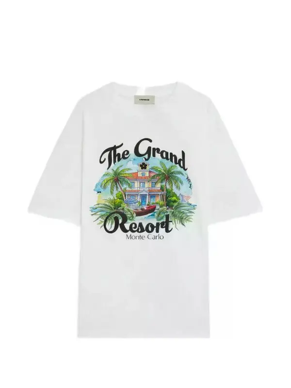 A PAPER KID Graphic Print Jersey T-shirt