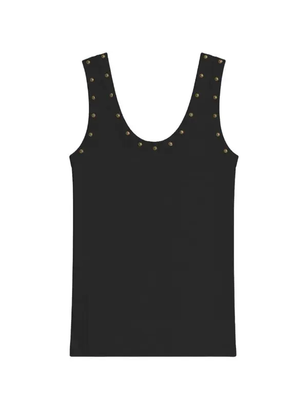 A PAPER KID Studded Tank Top