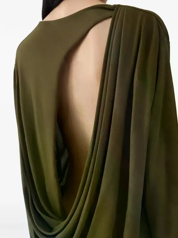 Jacquemus Mistral Draped Mini Dress