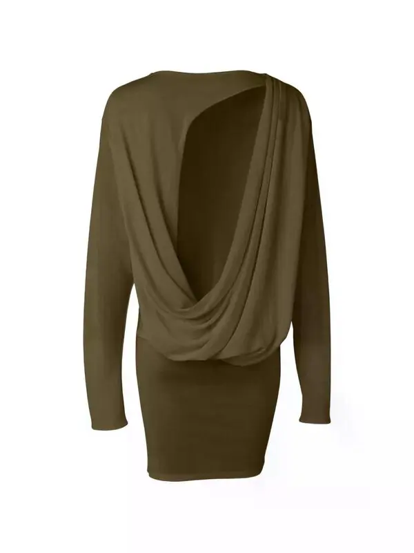 Jacquemus Mistral Draped Mini Dress
