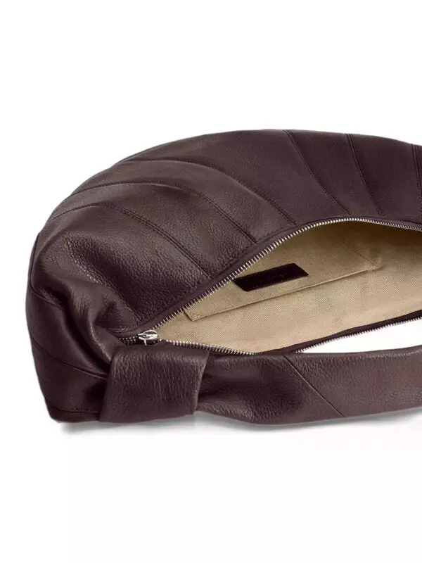 LEMAIRE Fortune Croissant Bag In Grained Leather - Brown