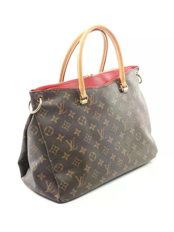 LOUIS VUITTON 2016 Monogram Pallas Mm Satchel - Brown