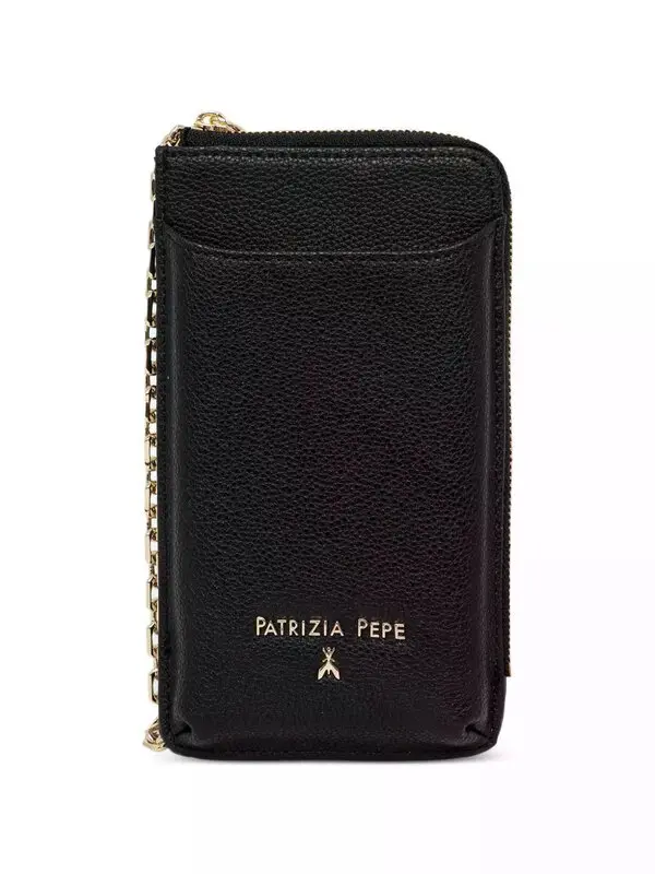 Patrizia Pepe Chain-strap Phone Crossbody Bag - Black
