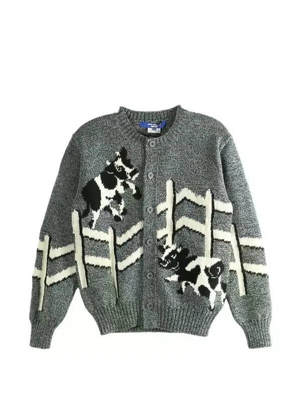 Junya Watanabe Cow Print Cardigan