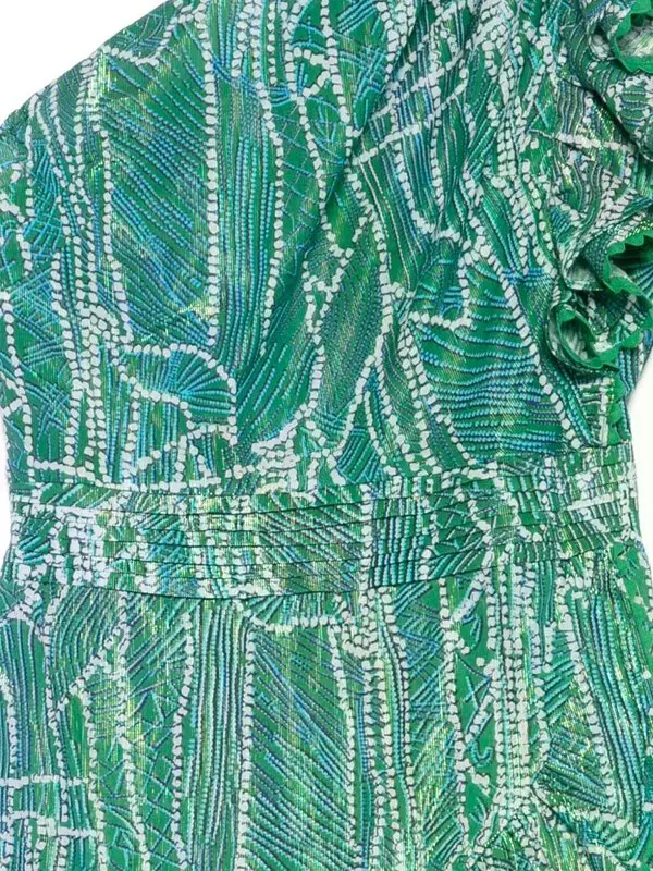 Poupette St Barth Corinne Mini Dress - Green
