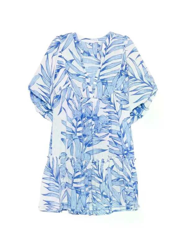 Poupette St Barth Cruz Mini Dress - Blue