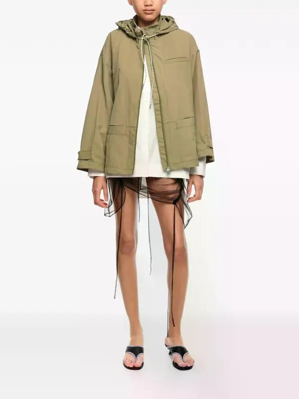 Bimba Y Lola Hooded Zipped Jacket
