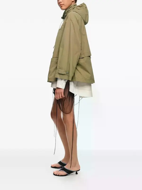 Bimba Y Lola Hooded Zipped Jacket