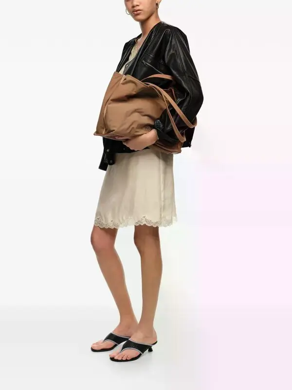 Bimba Y Lola Large Logo-plaque Tote Bag