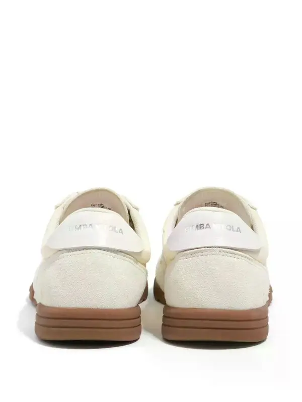 Bimba Y Lola Paneled Lace-up Sneakers - Neutrals