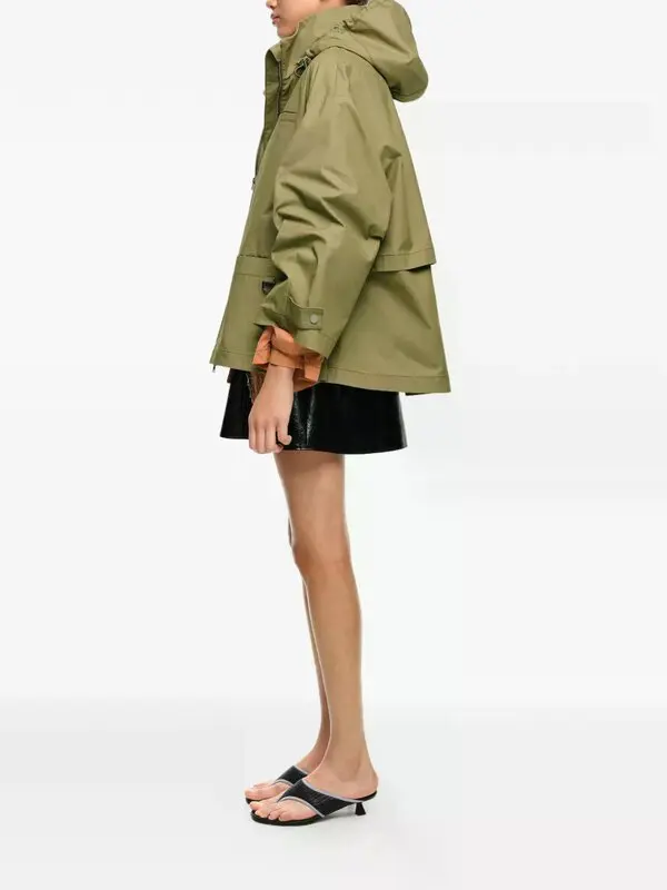 Bimba Y Lola Hooded Cotton Jacket