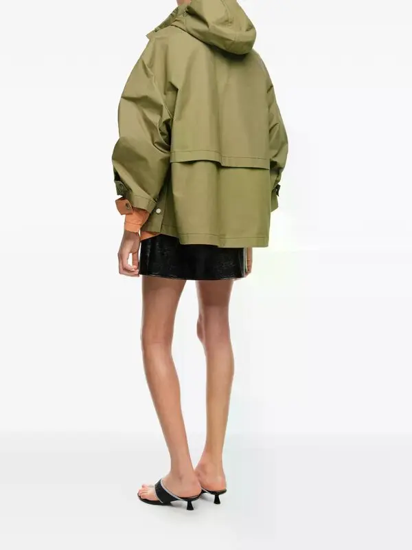Bimba Y Lola Hooded Cotton Jacket