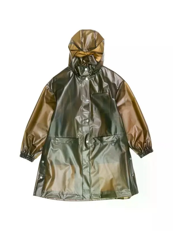 Bimba Y Lola Hooded Trench Coat - Green