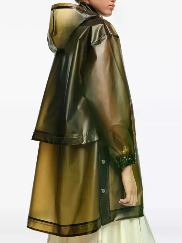 Bimba Y Lola Hooded Trench Coat - Green
