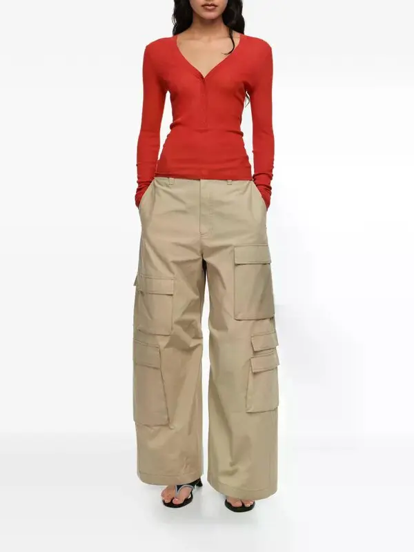 Bimba Y Lola Cargo-pocket Trousers - Neutrals