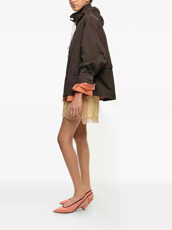 Bimba Y Lola Hooded Zip Jacket - Brown
