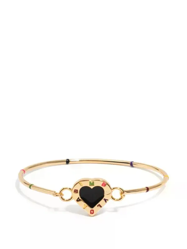 Bimba Y Lola Heart Detail Bracelet - Gold