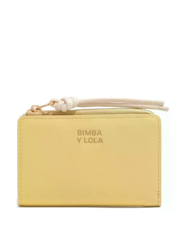 Bimba Y Lola Banana Zip Leather Wallet - Yellow