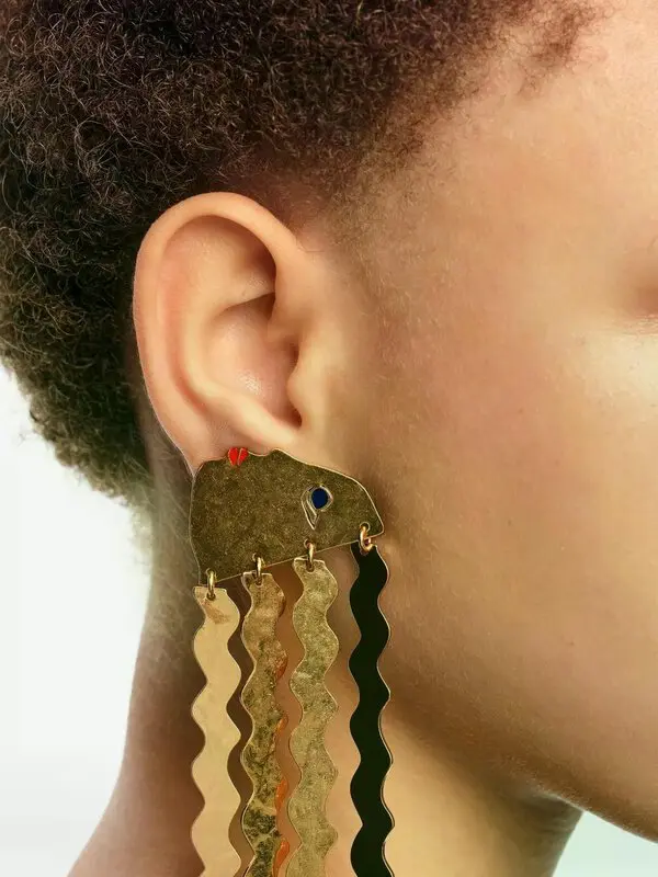 Bimba Y Lola Silhouette Drop Earrings