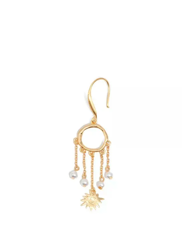 Bimba Y Lola Sun And Moon Chains Earrings