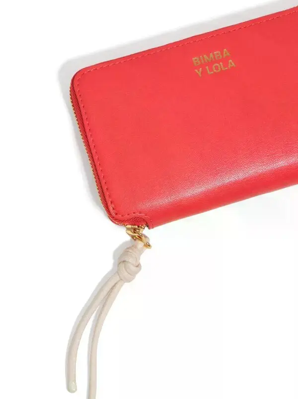 Bimba Y Lola Zip Leather Wallet