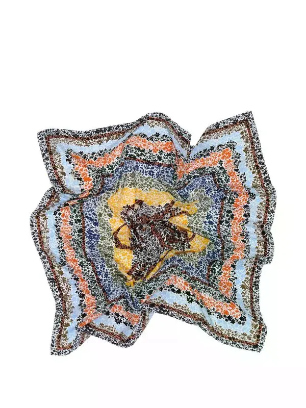 Bimba Y Lola Floral-print Scarf