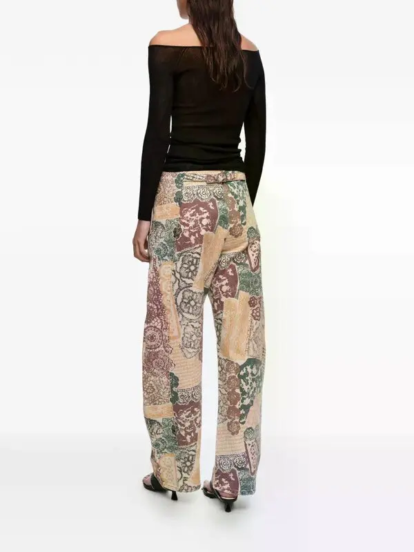 Bimba Y Lola Graphic-print Trousers