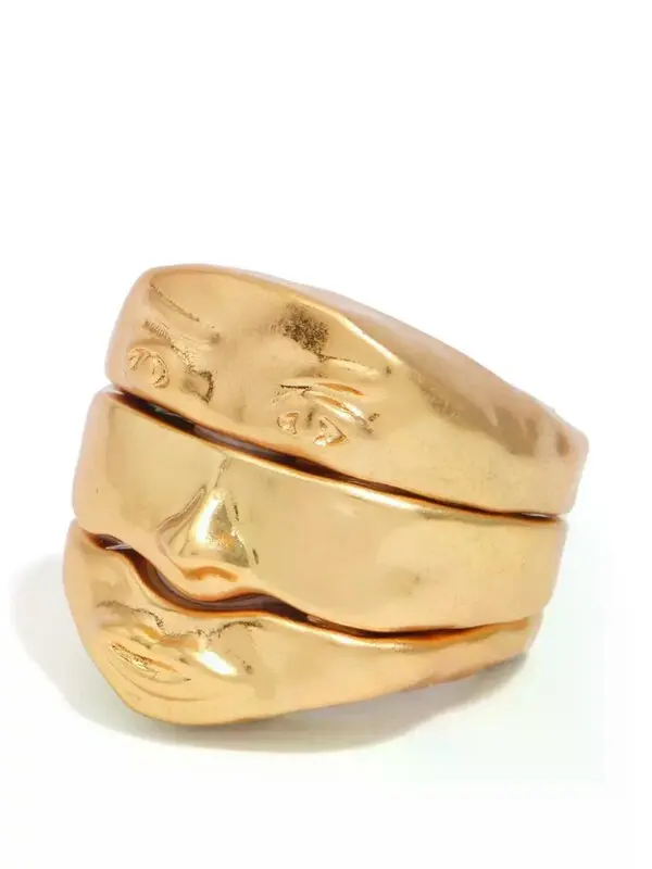 Bimba Y Lola Face Engraved Logo Ring