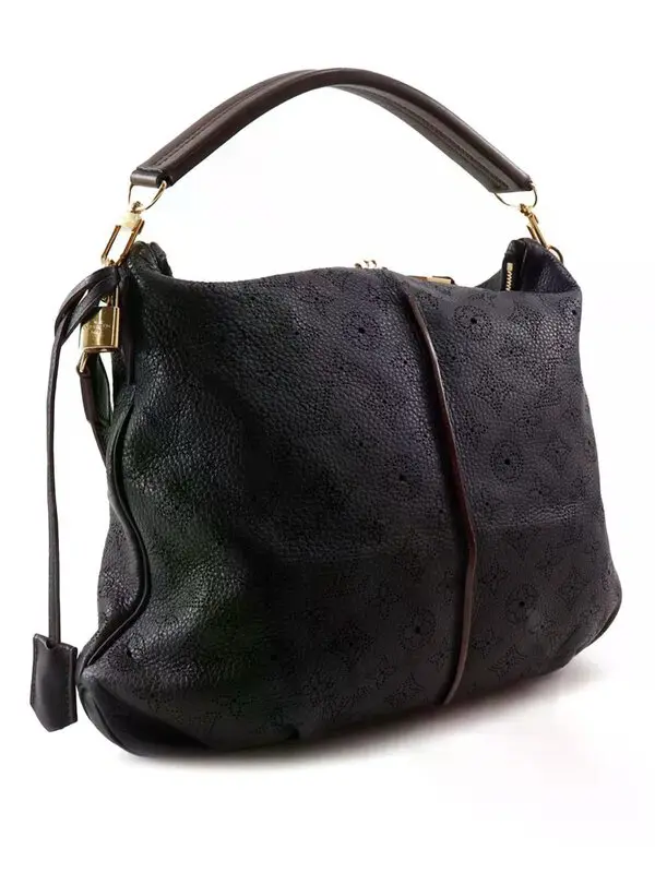 LOUIS VUITTON 2012 Monogram Mahina Selene Mm Satchel