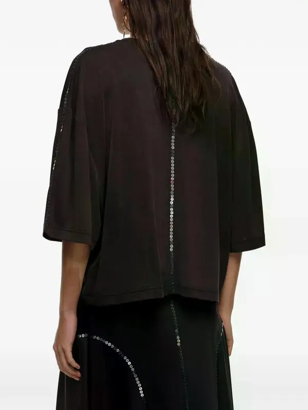 Bimba Y Lola Sequin-embellished T-shirt