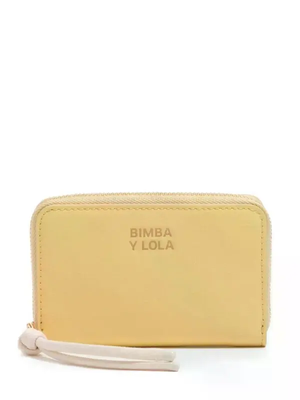 Bimba Y Lola Banana Zip Leather Wallet - Yellow