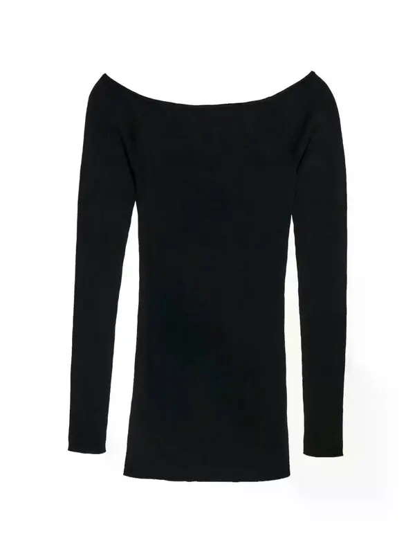 Bimba Y Lola Off-shoulder Ribbed Top