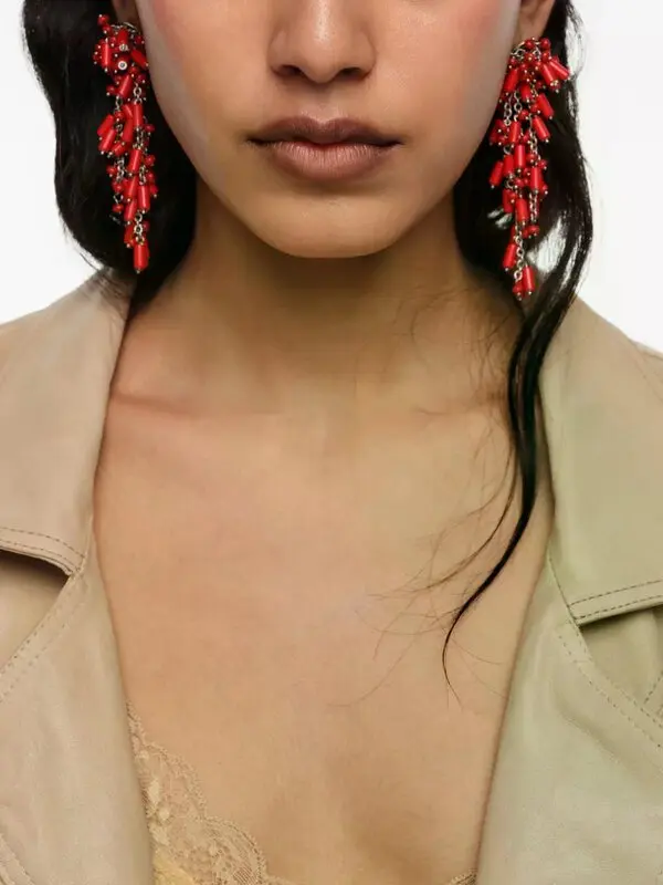 Bimba Y Lola Coral Cascade Earrings