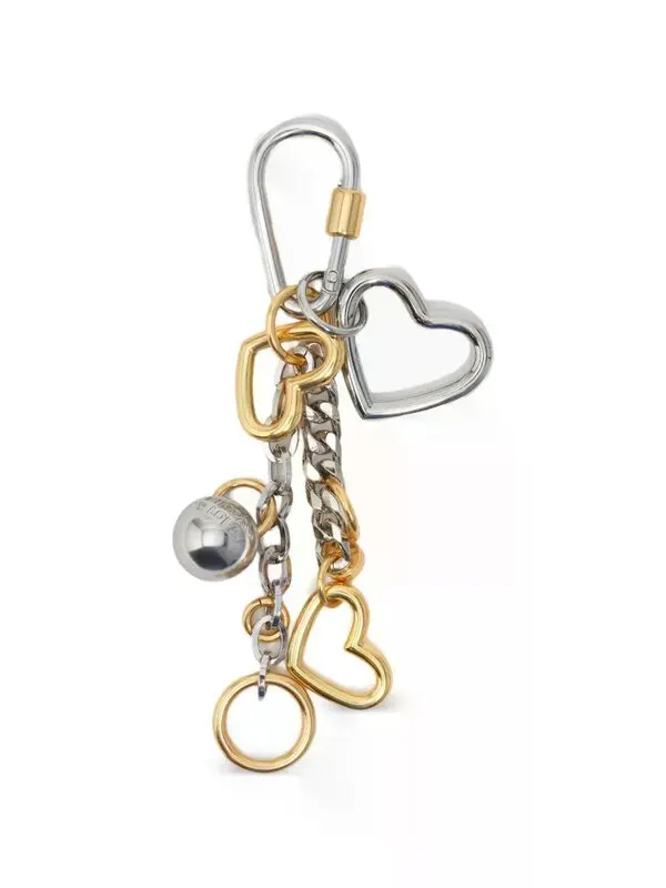 Bimba Y Lola Heart-charm Keyring - Silver