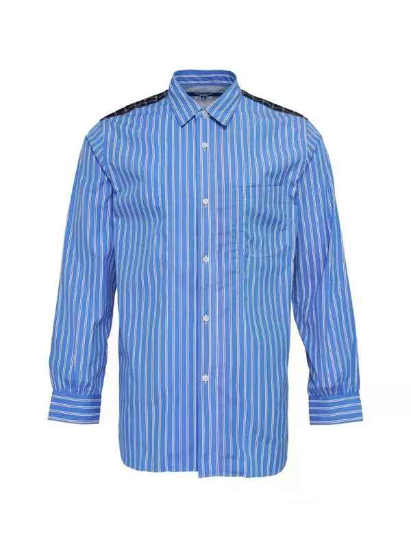 Junya Watanabe Check Stripe Shirt