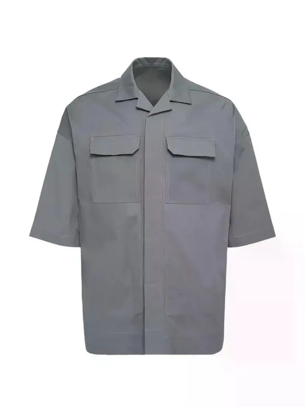 Rick Owens Magnum Tommy Flap-pocket Shirt - Grey