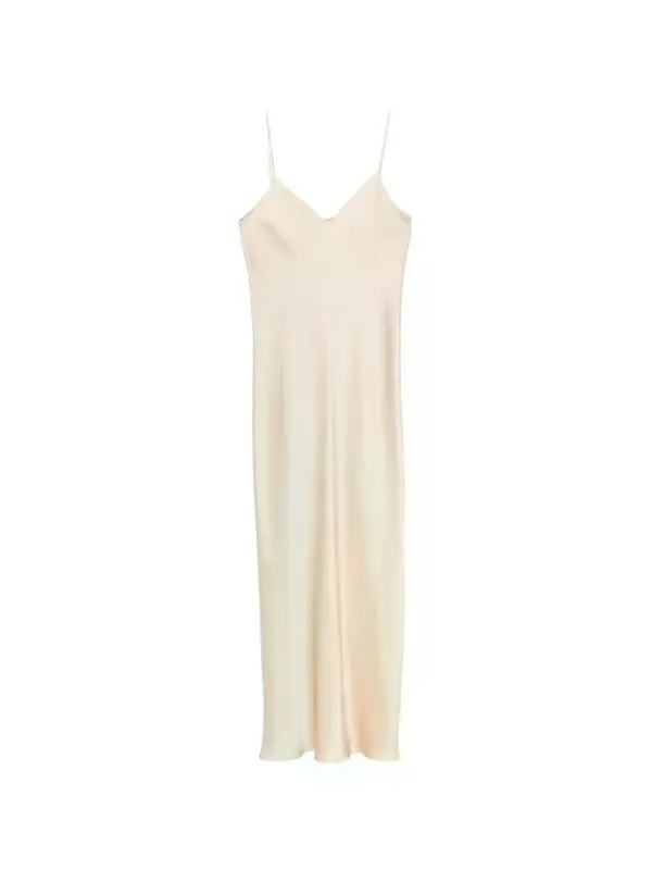 Antonelli Firenze V-neck Slip Maxi Dress - Neutrals