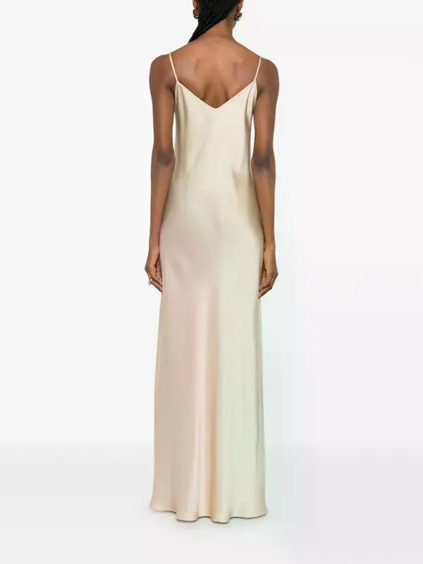 Antonelli Firenze V-neck Slip Maxi Dress - Neutrals