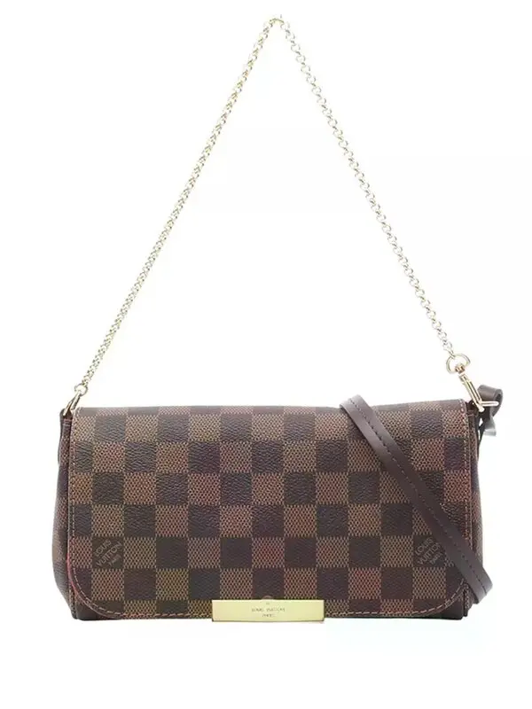LOUIS VUITTON 2017 Damier Ebene Favorite Pm Satchel