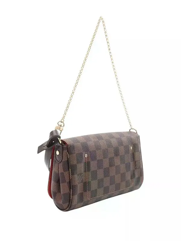 LOUIS VUITTON 2017 Damier Ebene Favorite Pm Satchel