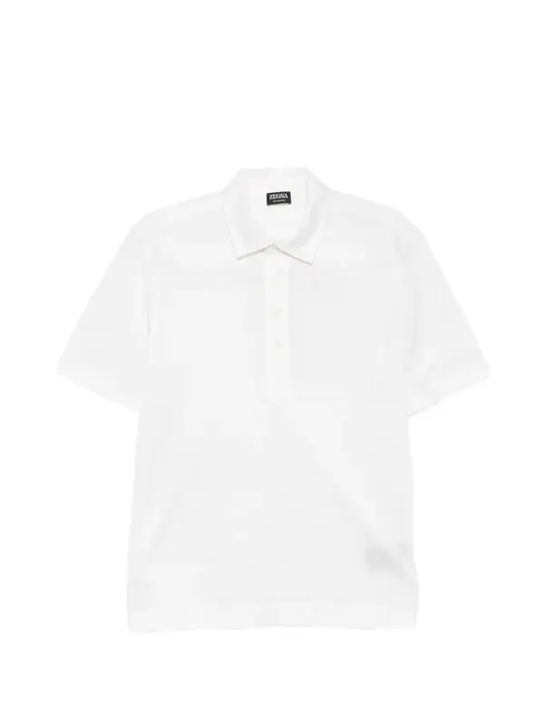 Zegna Collared Button Polo Shirt