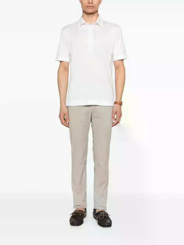 Zegna Collared Button Polo Shirt
