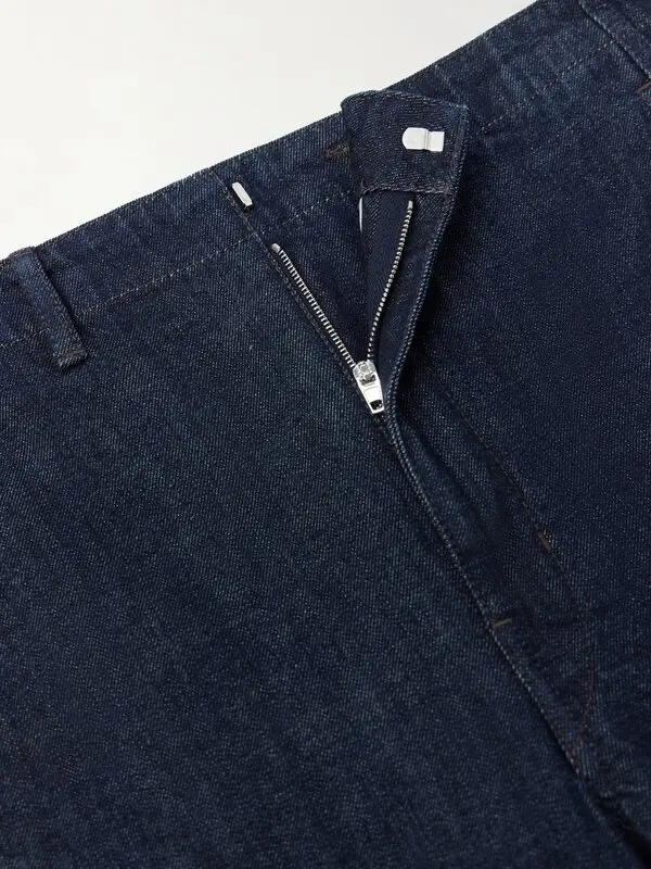 LEMAIRE Twisted Barrel-leg Belted Organic Jeans