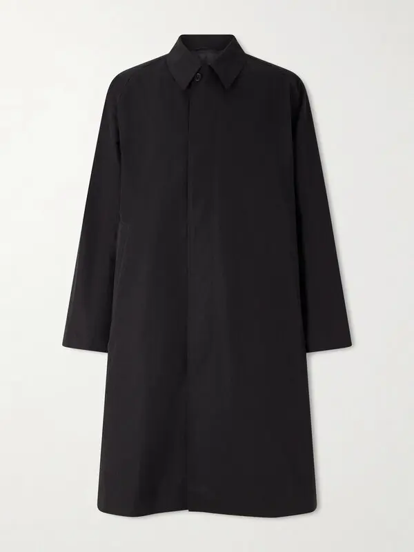 KAPTAIN SUNSHINE Walker Cotton-blend Twill Coat - Black