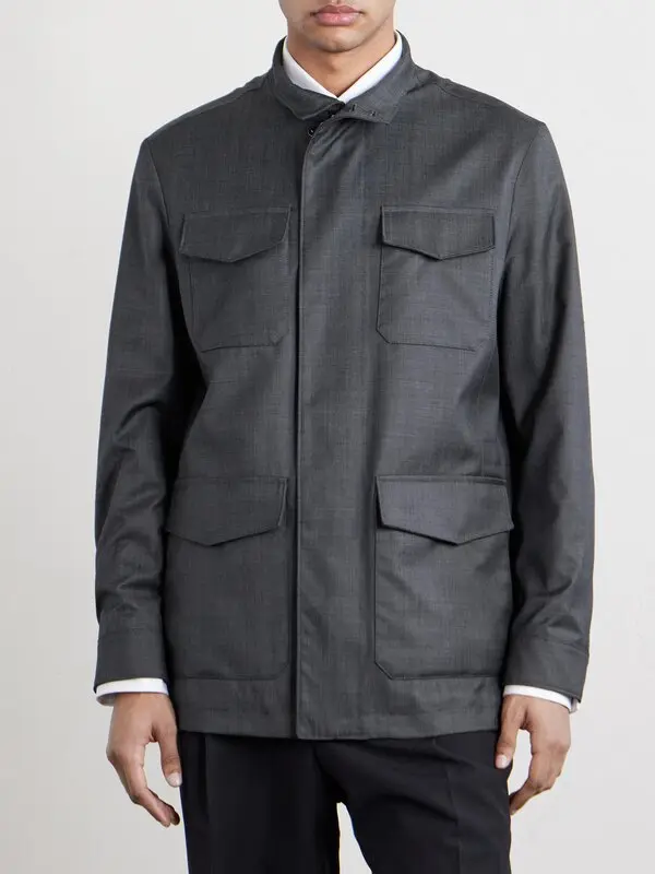 Canali Impeccabile Wool Field Jacket